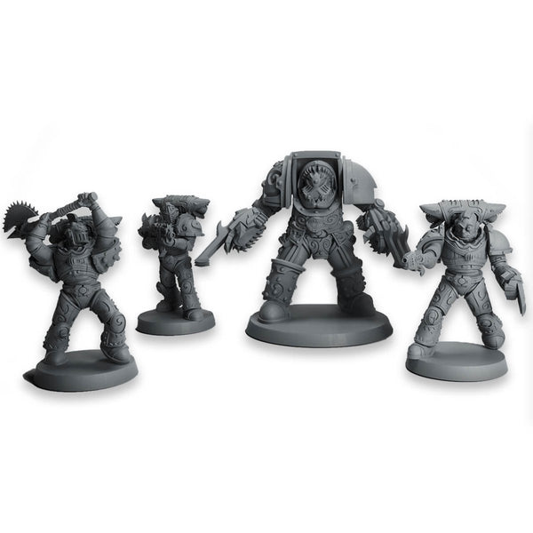 Galactic Shark Battle Box (4 Models) | Major Minis